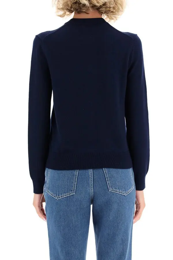 Kenzo Logo Embroidered Wool Jumper