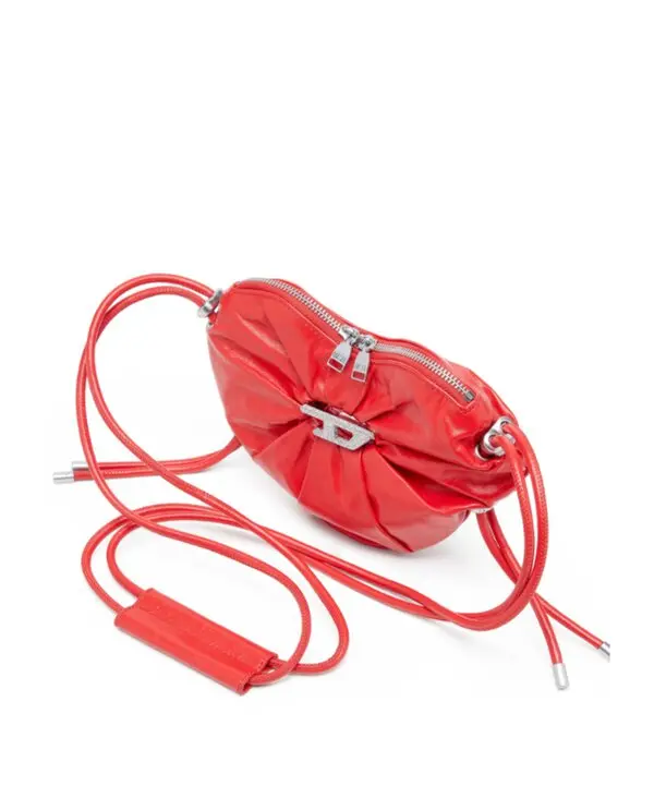 DIESEL® Scrunch Heart Shoulder Bag - Red