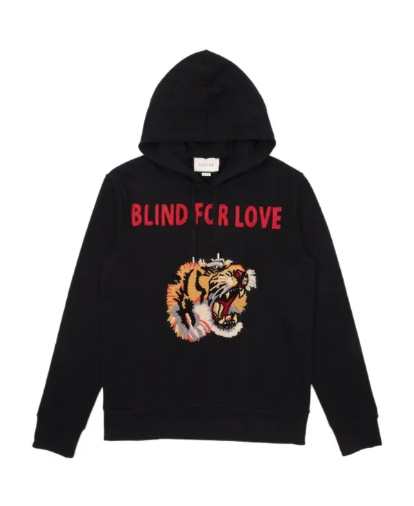 Gucci Embroidered Tiger Hooded Sweater