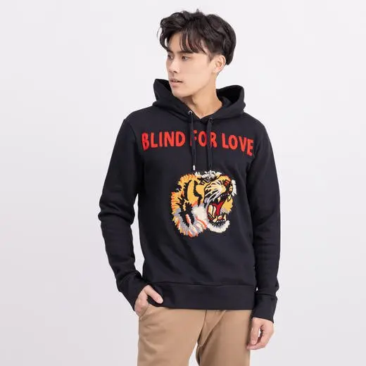 Gucci Embroidered Tiger Hooded Sweater