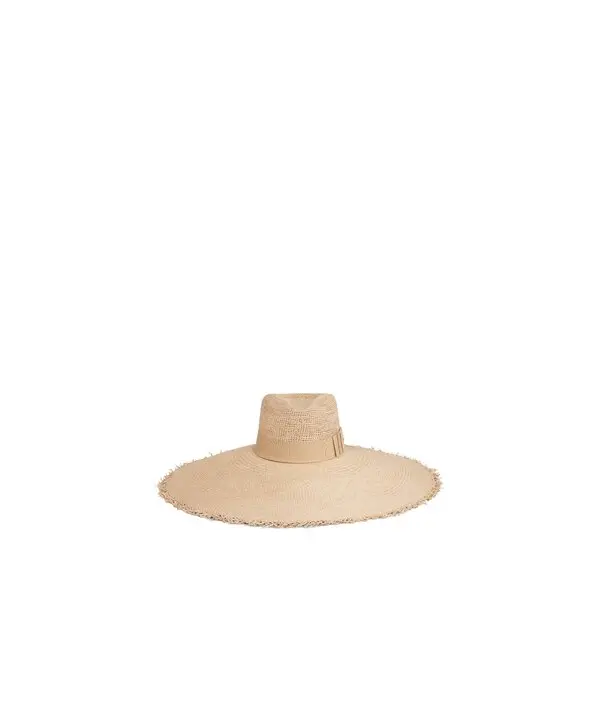 Celine Wide-brimmed Straw Sun Hat - Natural Color