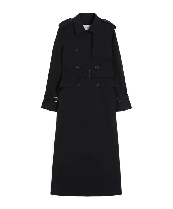 Max Mara Flavino Trench Coat - Black