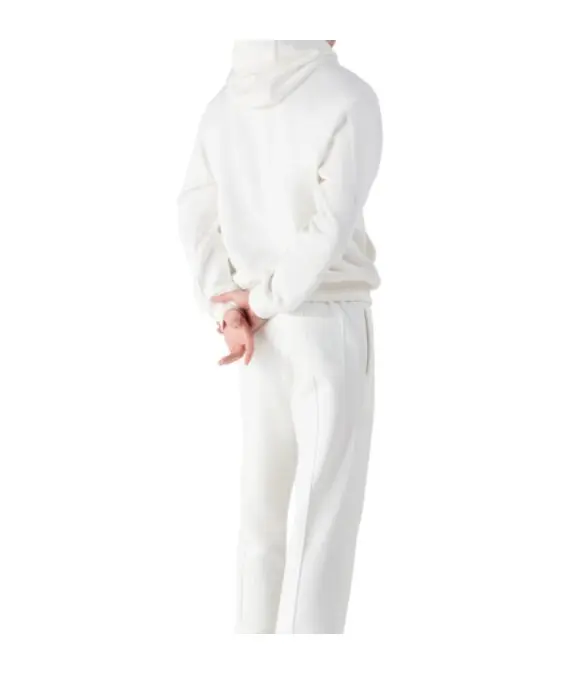 Casablanca L'arche De Tennis Drawstring Hoodie - White