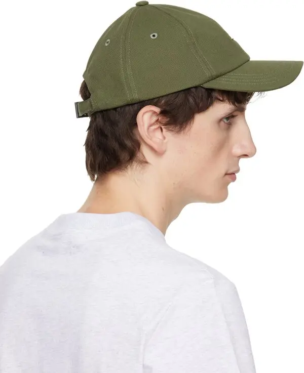 Jacquemus Logo Detail Cotton Baseball Cap - Khaki
