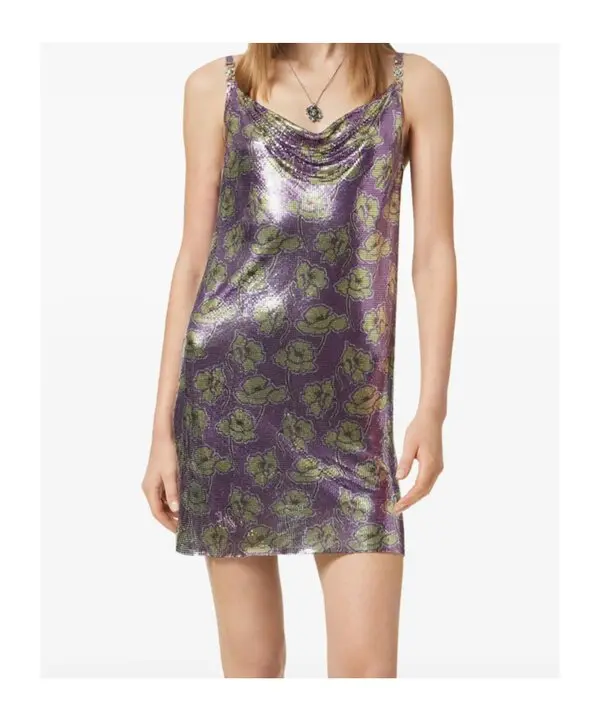 Versace Poppies Mini Dress