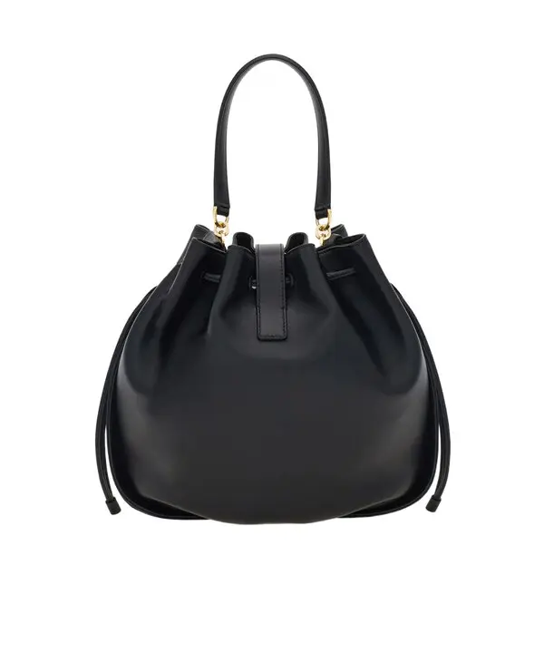 FERRAGAMO Hug Buckle Bucket Bag - Black