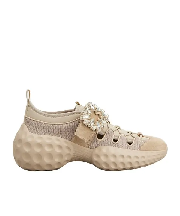 ROGER VIVIER Viv' Embellished Sneakers