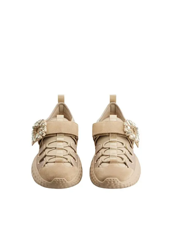 ROGER VIVIER Viv' Embellished Sneakers