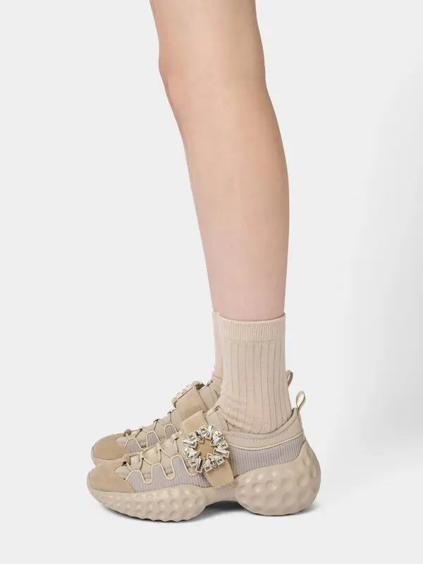 ROGER VIVIER Viv' Embellished Sneakers