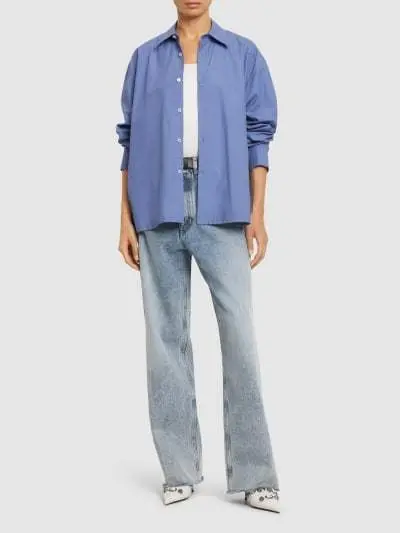 Alexander Wang Embroidered Logo Patch Shirt