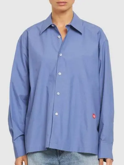 Alexander Wang Embroidered Logo Patch Shirt