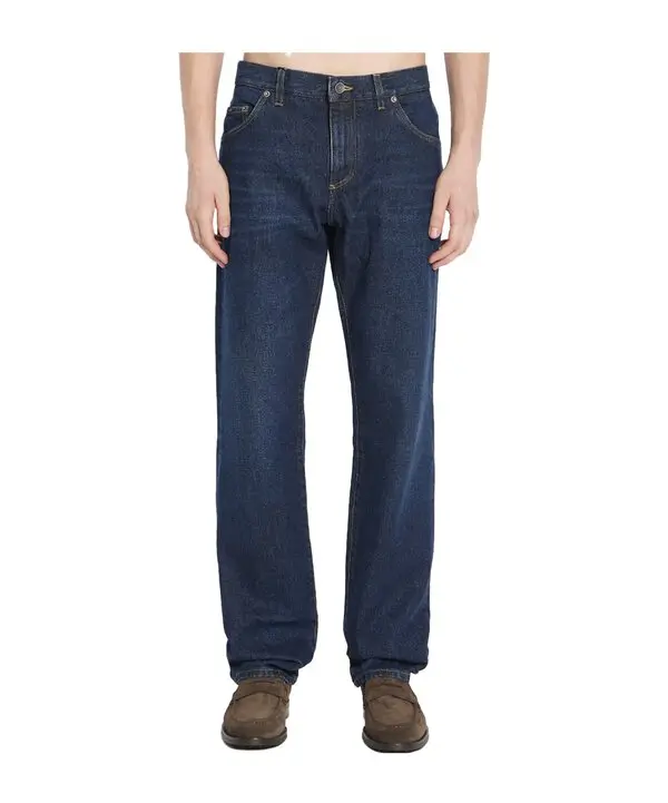Dolce & Gabbana Straight Leg Jeans - Blue