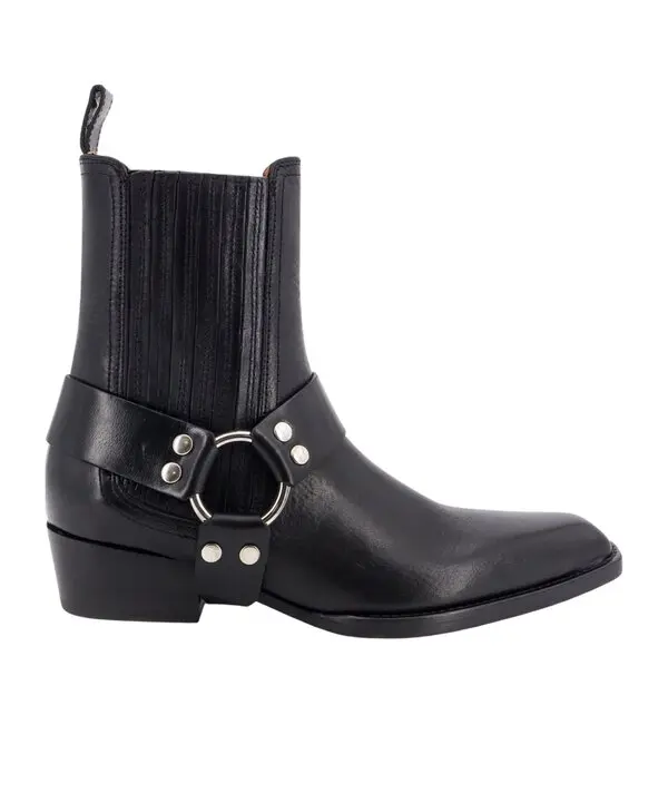 Paris Texas Helena Pointed-toe Ankle Boots - Black