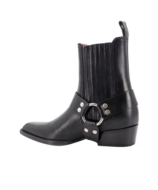 Paris Texas Helena Pointed-toe Ankle Boots - Black