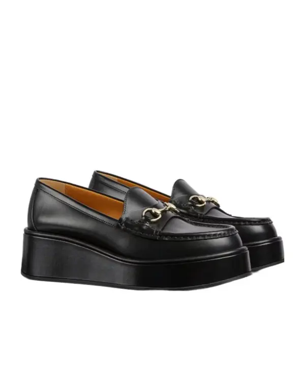 Gucci Horsebit Platform Loafers