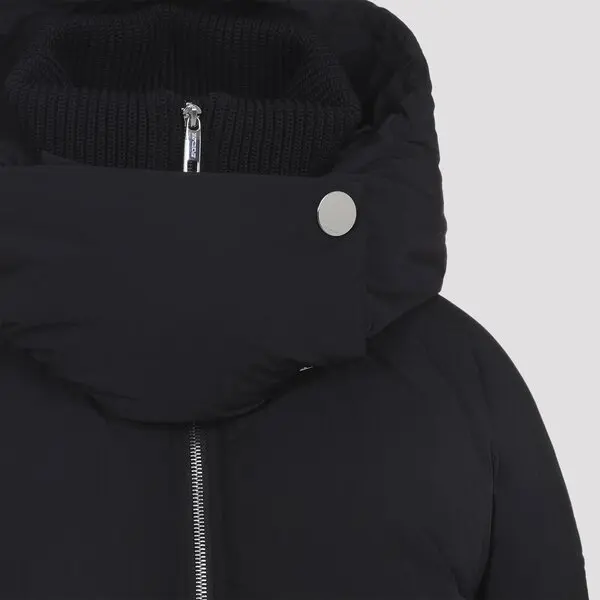 Sportmax Glizia Zip-up Down Jacket - Black