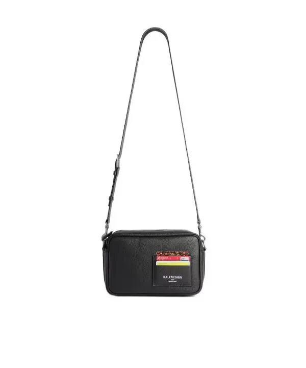 Balenciaga Credit Shoulder Bag - Black