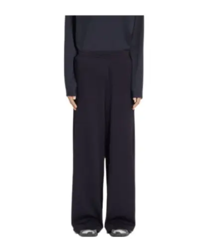 MM6 MAISON MARGIELA X SALOMON Wide-leg Logo Print Trousers - Black