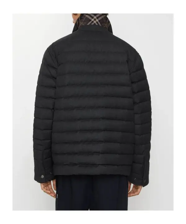 Burberry Wool Flannel Padded Overshirt