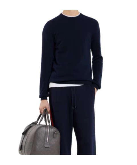Gucci Crewneck Knit Jumper - Dark Blue