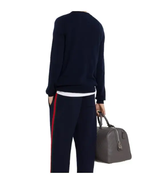 Gucci Crewneck Knit Jumper - Dark Blue