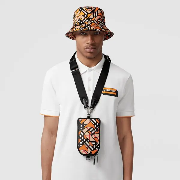 Burberry Monogram-pattern Zip-fastening Wallet