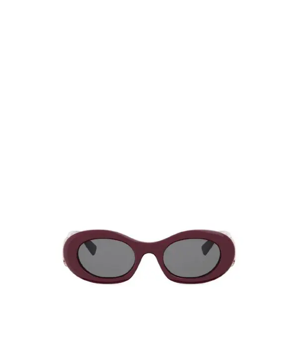 BVLGARI Oval Frame Sunglasses - Gray