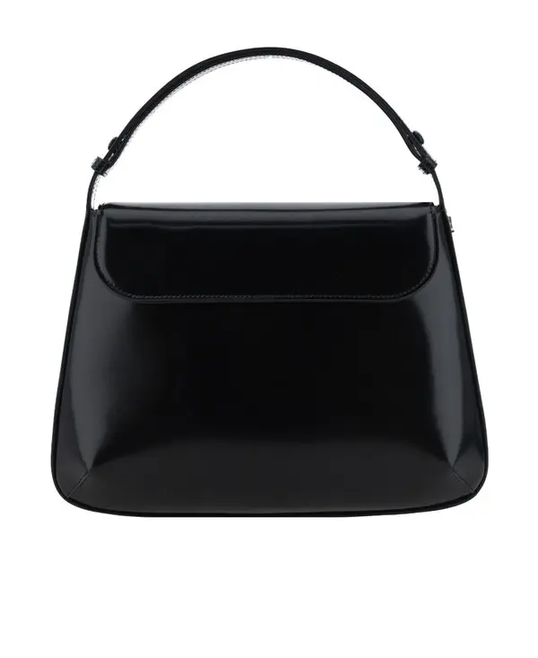 COURREGES Flip Handbag - Black