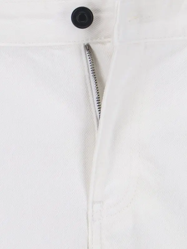 THE ROW Button Detailed Straight Leg Jeans