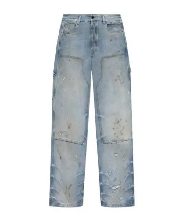 Amiri Logo-patch Carpenter Jeans - Blue