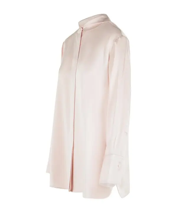 JIL SANDER Long-sleeved Satin Shirt