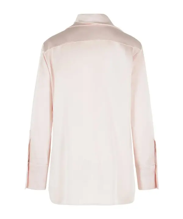 JIL SANDER Long-sleeved Satin Shirt