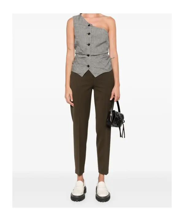 N.21 Straight Leg Trousers - Black