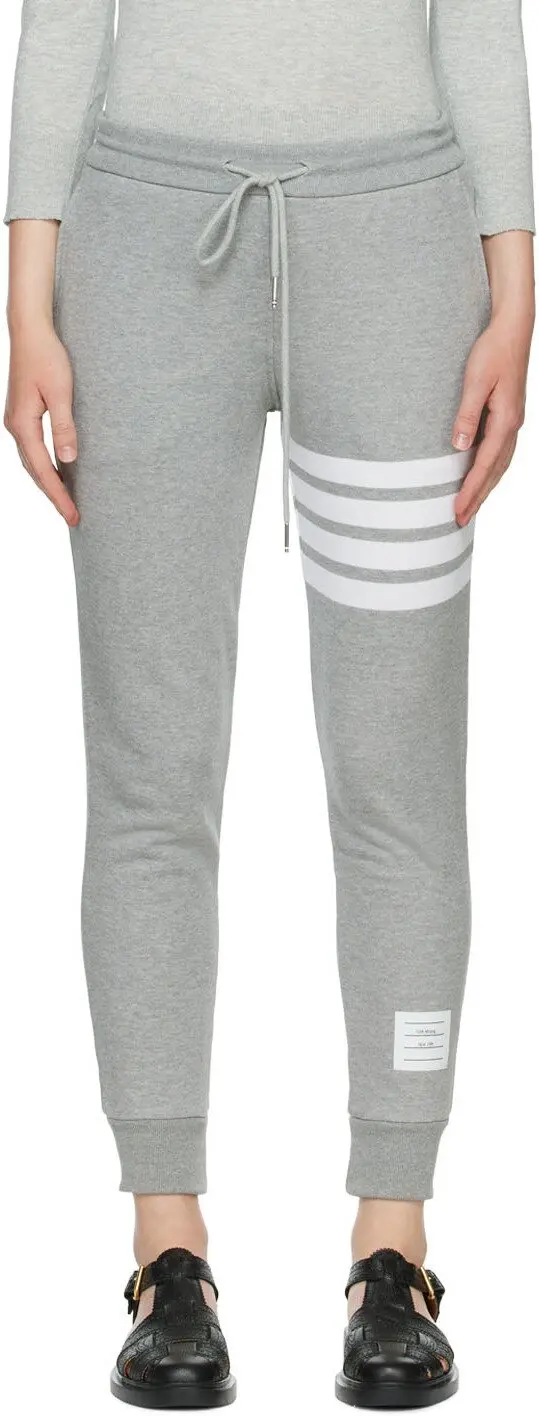 Thom Browne 4-bar Classic Sweatpants - Light Grey