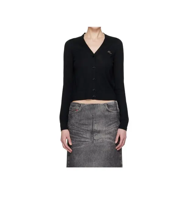 DIESEL® M-alima V-neck Knitted Cardigan