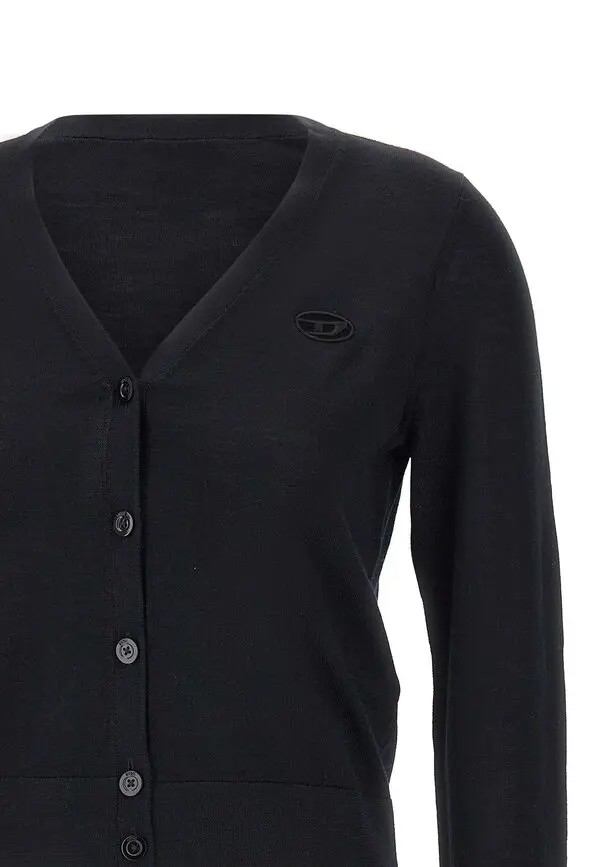 DIESEL® M-alima V-neck Knitted Cardigan