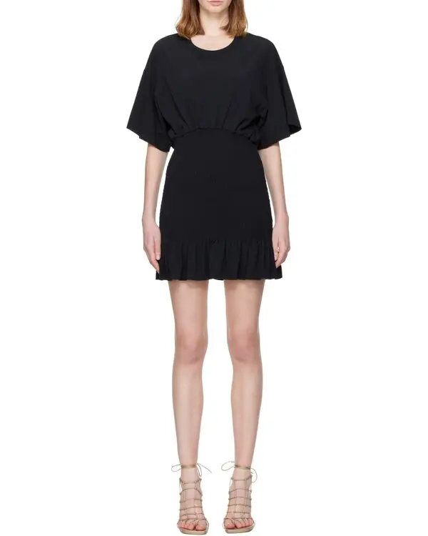 Attico Ruched Mini Dress