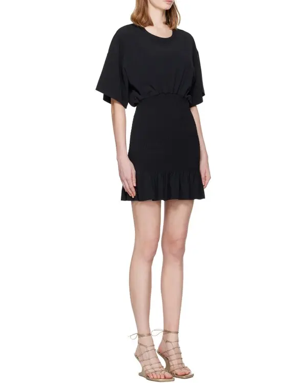 Attico Ruched Mini Dress