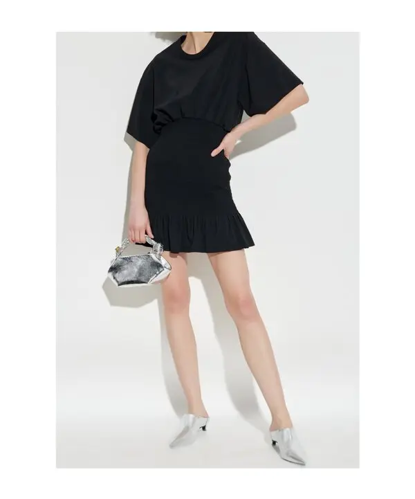 Attico Ruched Mini Dress
