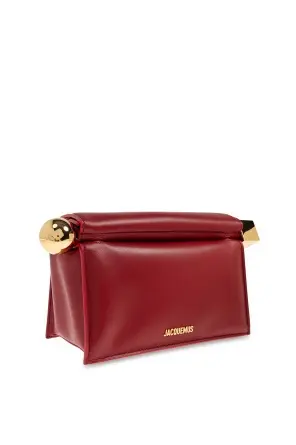 Jacquemus The Rond Carré Clutch Bag - Red