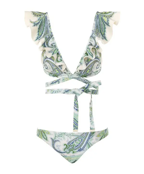 Zimmermann Ottie Ruffled Bikini Set - No