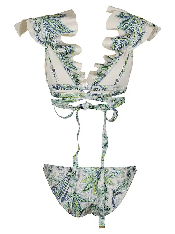 Zimmermann Ottie Ruffled Bikini Set - No