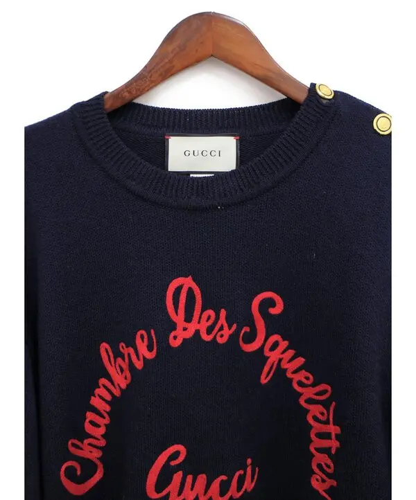 Gucci Tiger Emblem Knit Sweater