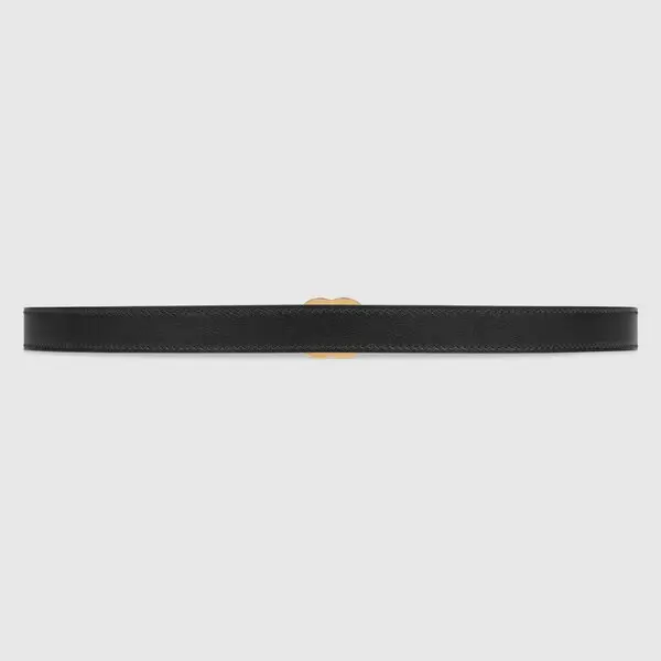 Gucci Reversible Gg Belt - Black