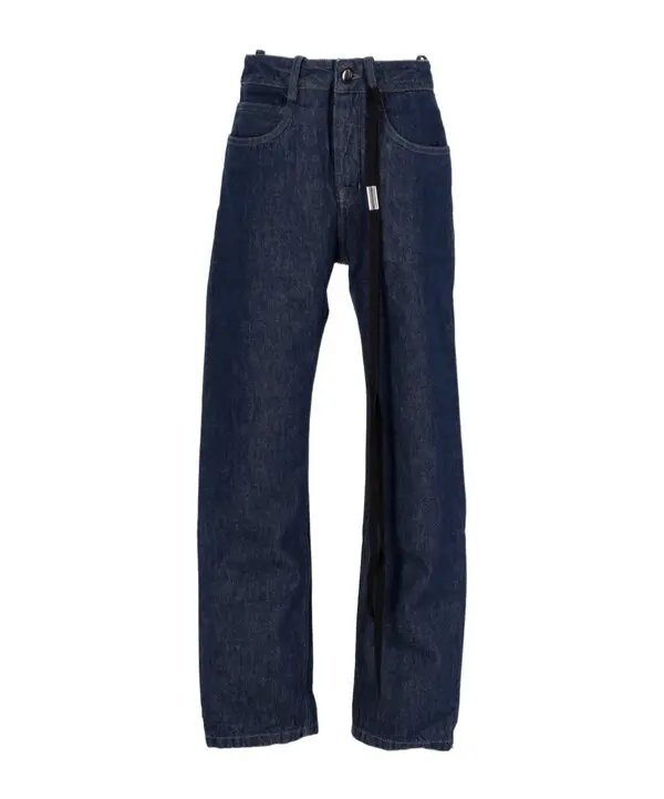 ANN DEMEULEMEESTER High-waist Straight-leg Jeans