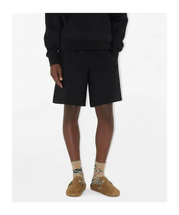 Burberry Cross Stitch Ekd Cotton Shorts