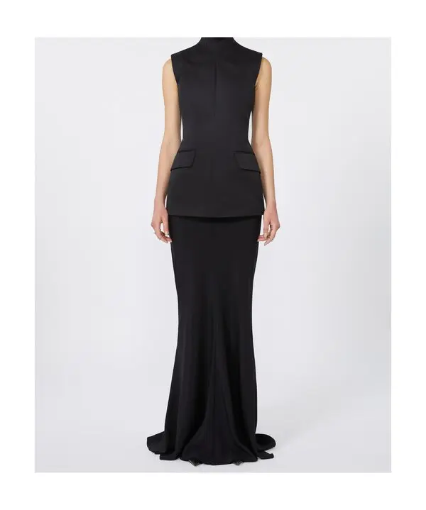Sportmax Cileno Satin Midi Dress