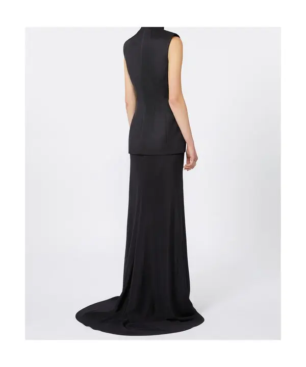 Sportmax Cileno Satin Midi Dress