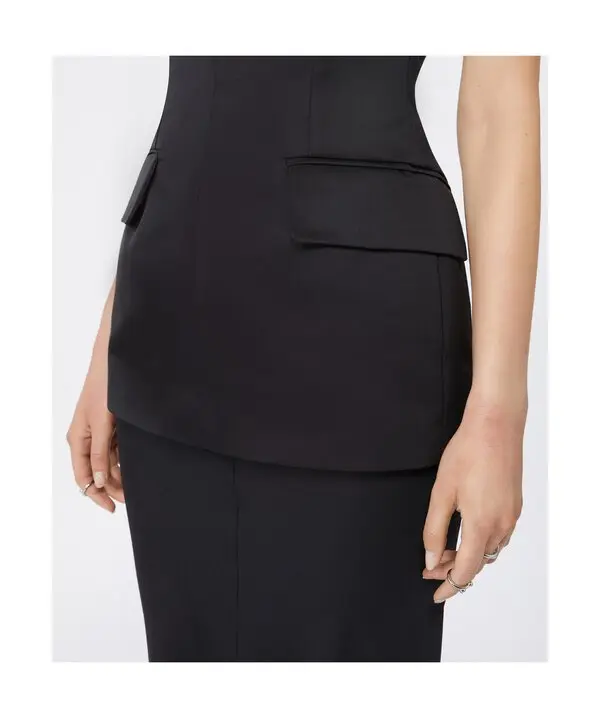Sportmax Cileno Satin Midi Dress