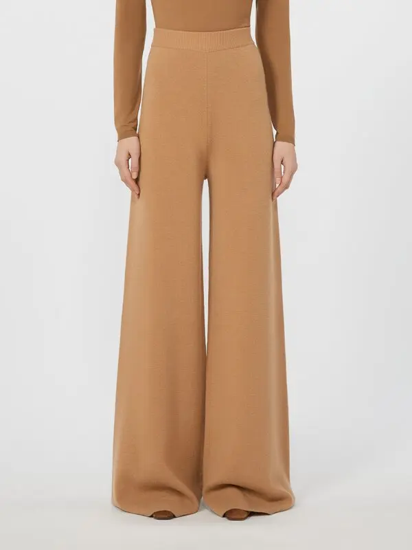 Max Mara Judy Wide Leg Knitted Trousers